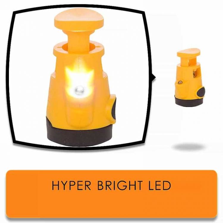 Black Crater Cord Lock Light - Mökkimies.com