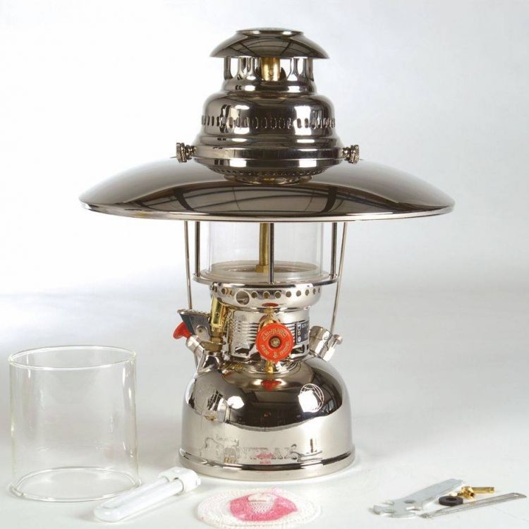 Mil-Tec Pressure Lamp Chrome - Mökkimies.com