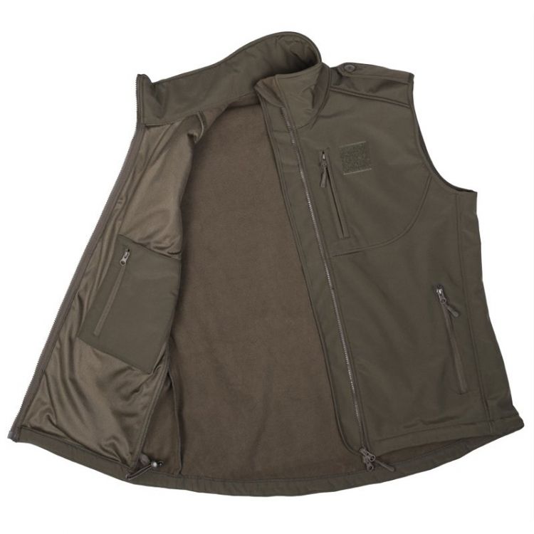 Mil-Tec Softshell Vest Olive - Mökkimies.com